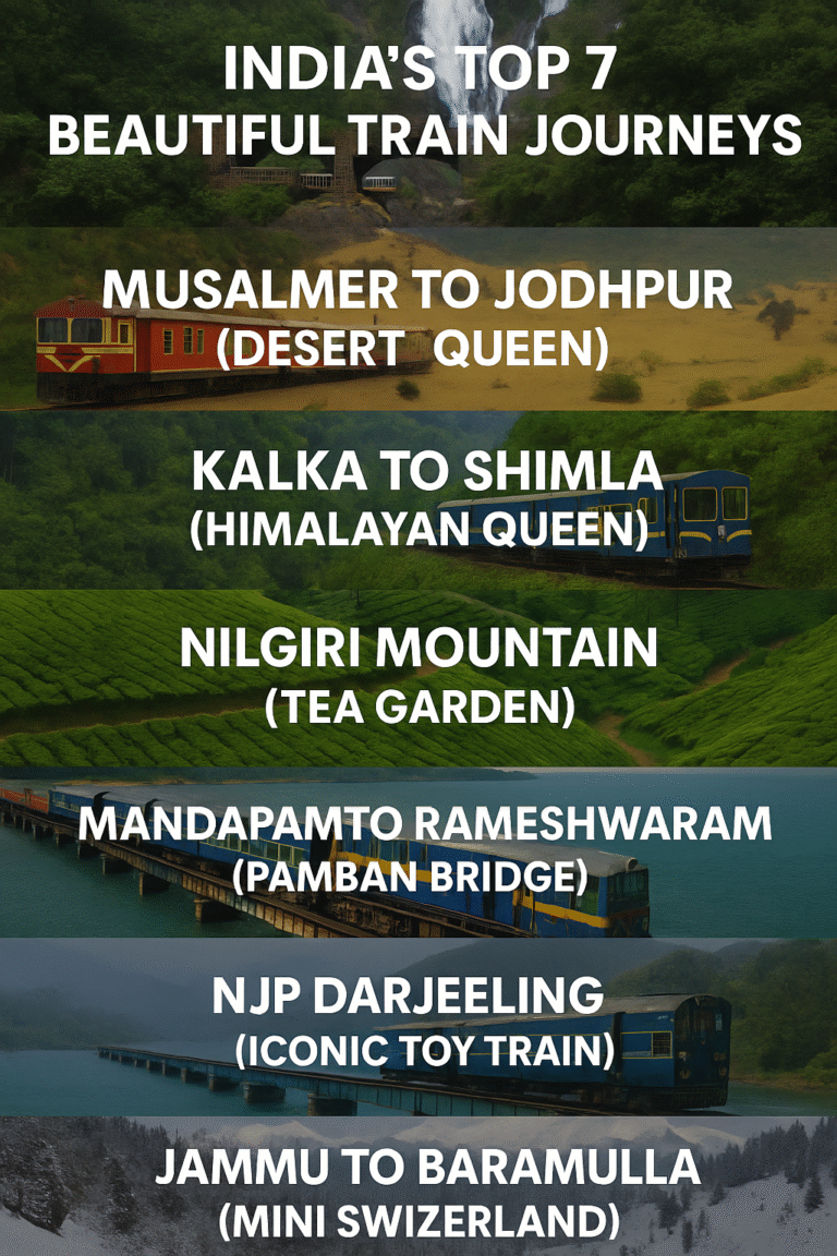 INDIA’ S TOP 7 BEAUTIFUL TRAIN JOURNEY – Go Travel Blogger